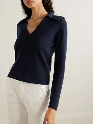 FORTELA Lou Cashmere Polo Sweater