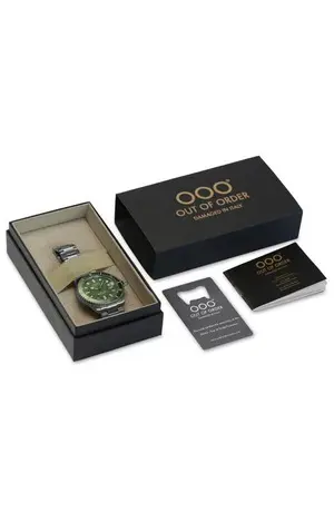 OUT OF ORDER Casanova Bracelet Watch - Olive Green
