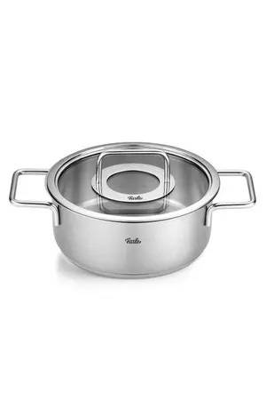 FISSLER Pure Collection Rondeau With Glass Lid - Stainless Steel