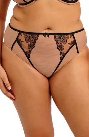 Elomi Teagan High Leg Briefs - Cafe Au Lait