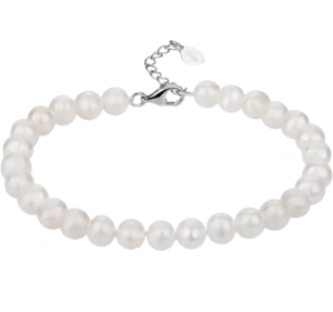 DONATELLO GIAN Name' Shell Pearl Adjustable Bracelet - White