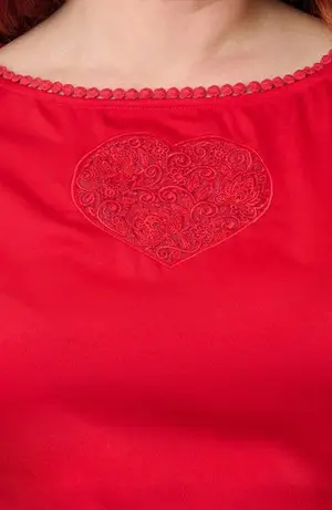 Unique Vintage 1930s Swing Dress - Red Solid