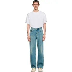 Sandro Faded Baggy Jeans - Blue
