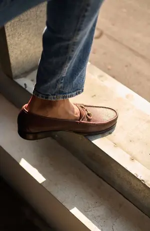 ANTHONY VEER Lucca Bit Loafer - Dark Brown