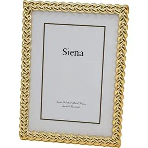 SIENA Tone Braid 5" X 7" Picture Frame - Gold