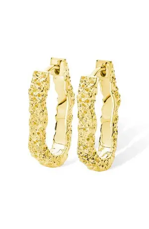 LUCY QUARTERMAINE Hula Hoop Earrings - Gold