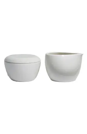 FORS STUDIO Short Pitcher & Switch Bowl Set - White