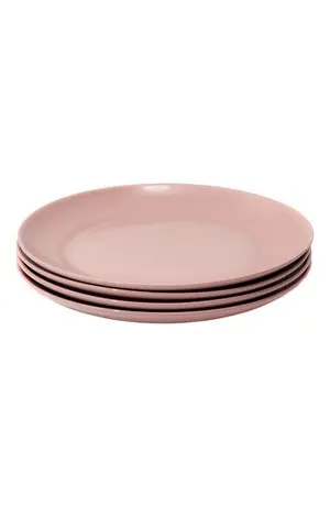 FORS STUDIO Large Plateset Of 4 - Rose