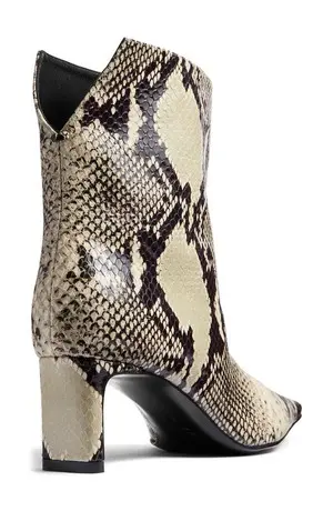 Khaite Ona Python Embossed Bootie