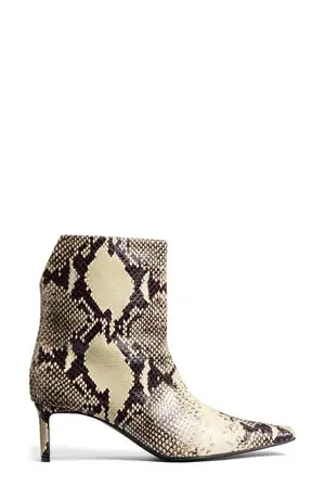 Khaite Ona Python Embossed Bootie