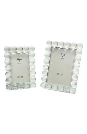 TIZO Bubble Convertible Easel 5" X 7" Picture Frame - Clear