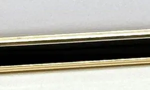 SIENA Enamel & Goldtone Border 5" X 7" Picture Frame