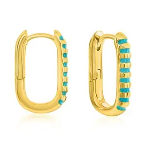 DONATELLO GIAN Name' Hoop Earrings - Gold