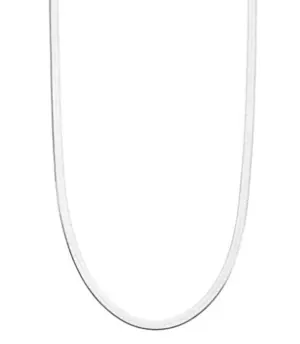 DONATELLO GIAN Solid .925 Sterling Flat Chain Necklace