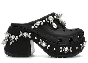 CROCS Siren Clog Simone Rocha Spiked - Black