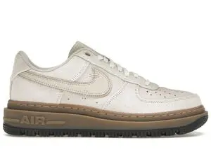Nike Air Force 1 Low Luxe Gum Sneakers - Light Orewood Brown/gum Dark Brown/anthracite