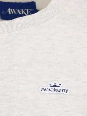 AWAKE NY Heather Logo Patch Sweatshirt