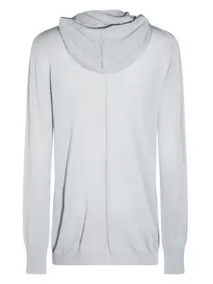 Rick Owens Fine-knit Hooded Jumper
