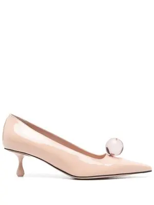 JIMMY CHOO 50mm Orb Pumps - Neutrals