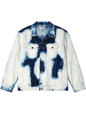 CHARLES JEFFREY Bleached-effect Denim Jacket