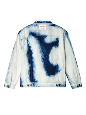 CHARLES JEFFREY Bleached-effect Denim Jacket