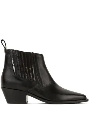 Karl Lagerfeld Pointed Toe Boots For Women