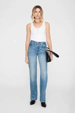 ANINE BING Alessia Tank Ivory