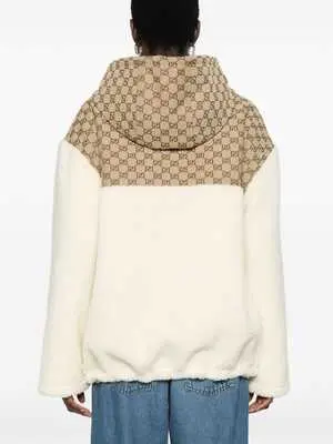 Gucci Gg Intarsia Fleece Jacket