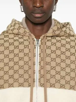 Gucci Gg Intarsia Fleece Jacket