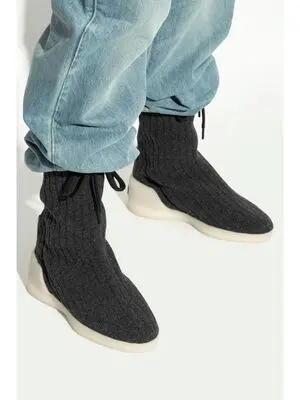 Fear Of God Moc Knit High Sneakers - Grey