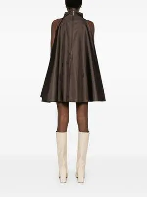 Marni Trapeze Mini Dress - Brown