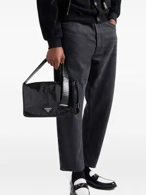 Prada Leather Shoulder Bag - Black