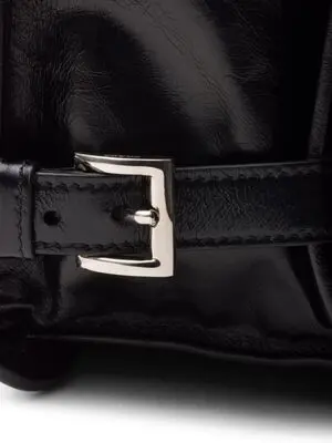 Prada Leather Shoulder Bag - Black