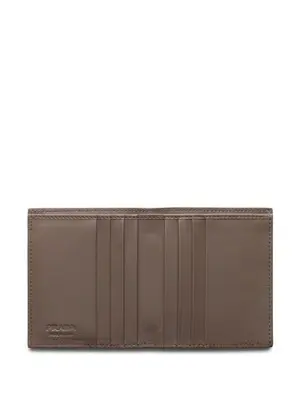 Prada Enamel Triangle-logo Wallet - Grey