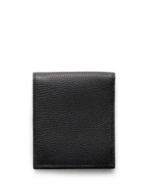 Prada Enamel Triangle-logo Wallet - Black
