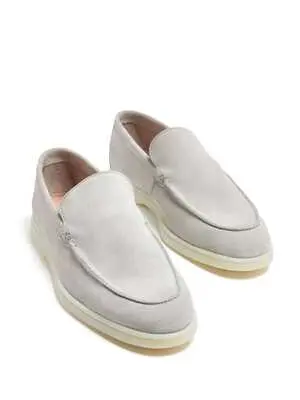 FORSA Suede Loafers - Grey