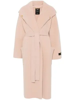 Elisabetta Franchi Knitted Wrap Coat