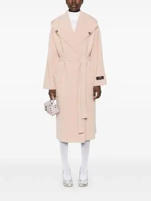 Elisabetta Franchi Knitted Wrap Coat