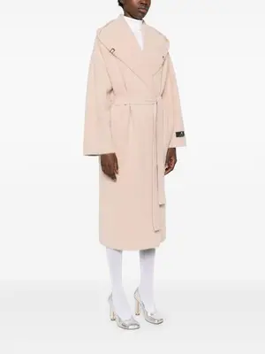 Elisabetta Franchi Knitted Wrap Coat