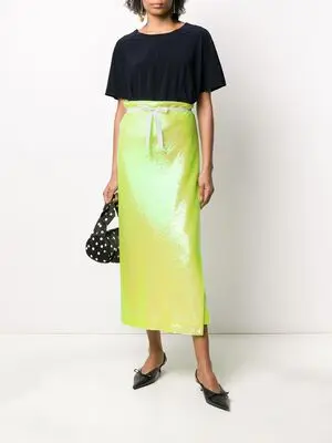 Norma Kamali Solid-color T-shirt - Blue