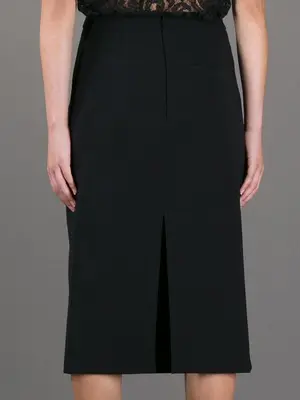 Balenciaga Asymmetrical Wrap Skirt With Side Slit