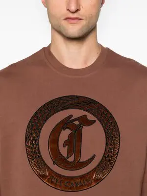 Just Cavalli Logo-embroidered Sweatshirt