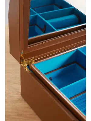 Carolina Bucci Pineider Printed Leather Jewelry Box