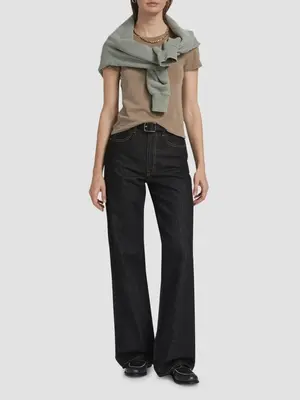 SLVRLAKE Grace Wide-leg Jeans - Empty Sky