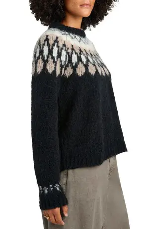 Splendid Noelle Fair Isle Alpaca Blend Sweater