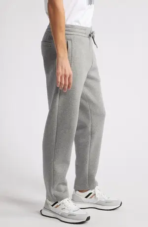 BOSS Levette Cotton Blend Sweatpants - Silver