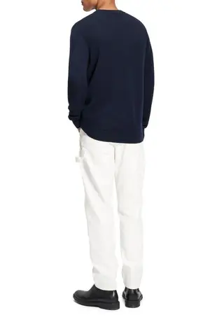 Theory Maden T.novo Crewneck Wool Sweater - Baltic