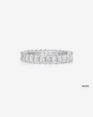 Ring Concierge Radiant Diamond Eternity Band Wedding Band - Platinum