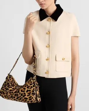 Prada Sablé Compact Short-sleeved Jacket