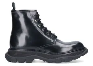 Alexander McQueen Lace-up Combat Boots